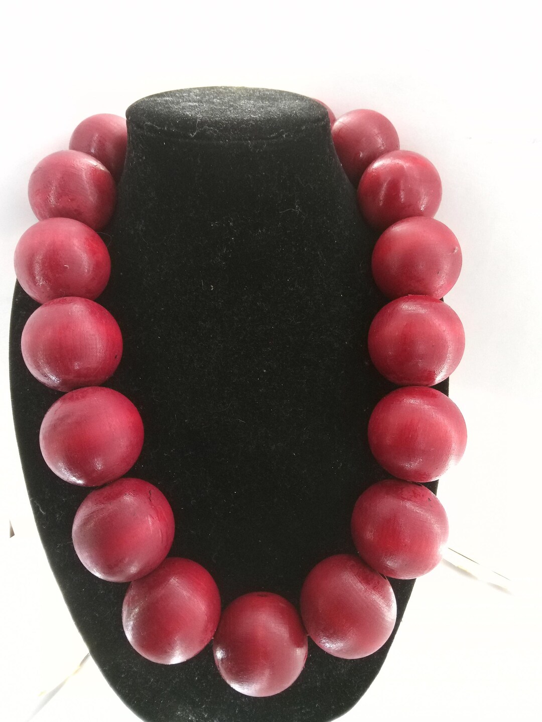 Red AKUMA Style Monk Beads, 30mm, 40mm. Short and Long Sizes Available ...