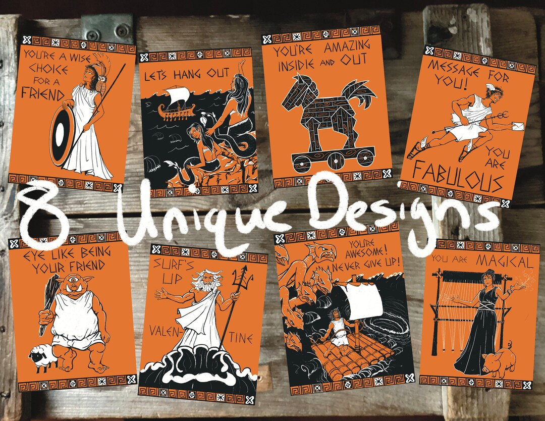 The Odyssey Valentine Cards - Etsy