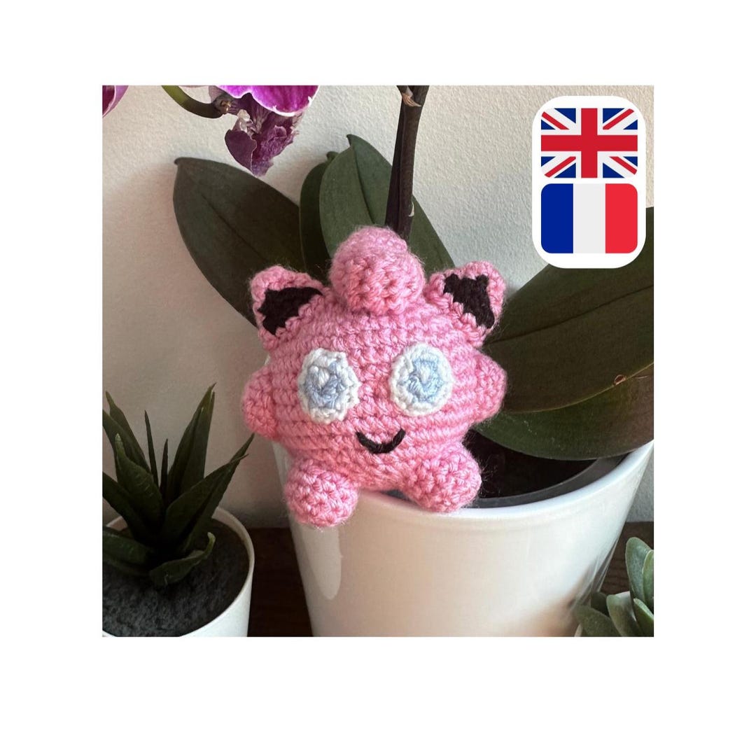 Jigglypuff Pokémon Amigurumi Crochet Pattern PDF - Amigurumi Crochet ...