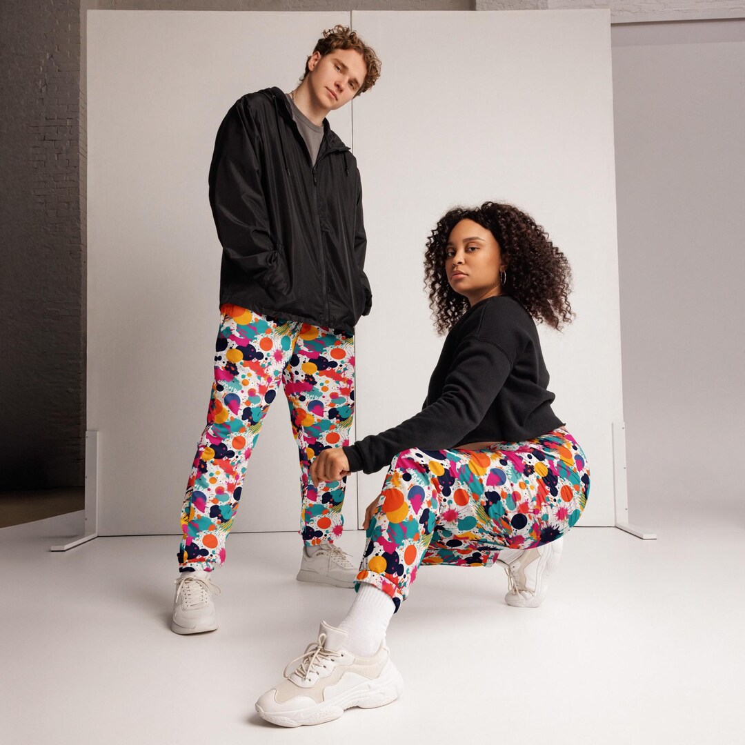 Paint Splatter Unisex Track Pants - Etsy