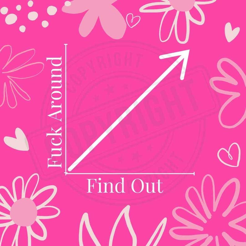 FAFO Digital Download FAFO Chart Funny Printable Wall Art in 5 Colors ...