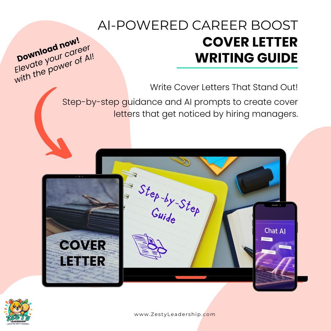 Ai-powered Career Boost: Cover Letter Writing Guide - Etsy