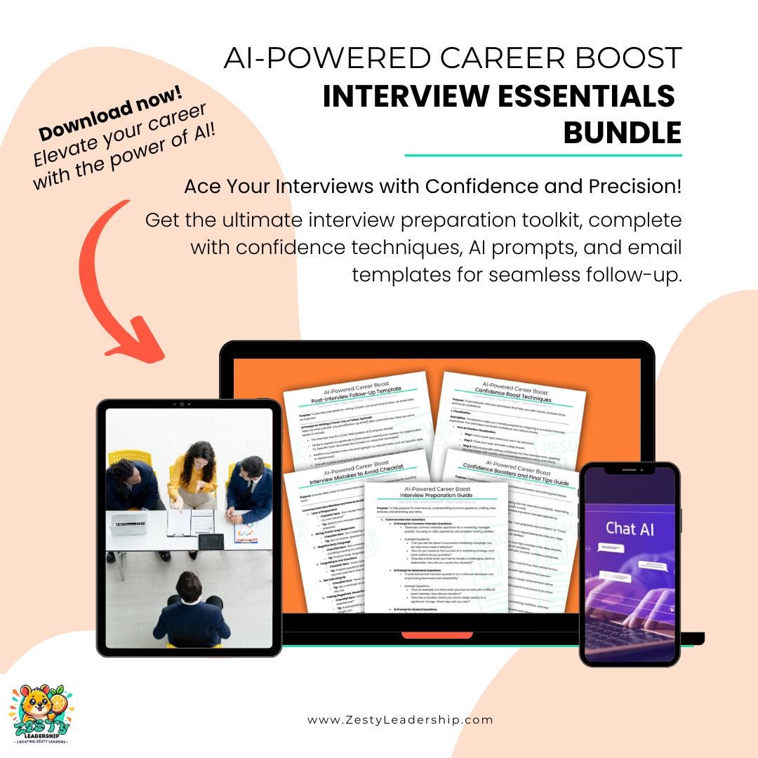 Ai-powered Career Boost: Interview Essentials Bundle - Etsy