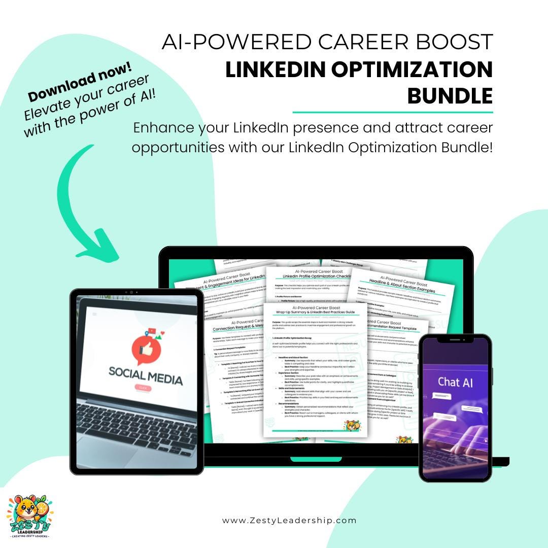 Ai-powered Career Boost - Linkedin Optimization Bundle - Etsy