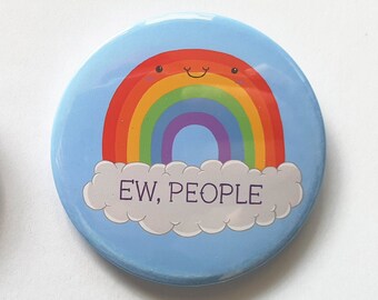 I'm an Introvert Pin Badge Button - Etsy