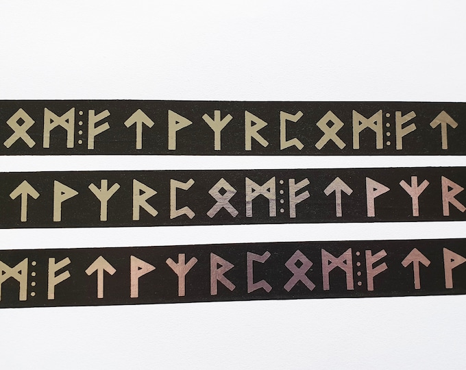 Silver Foil Runes Washi Tape, Alternative Planner and Craft Tape Based ...
