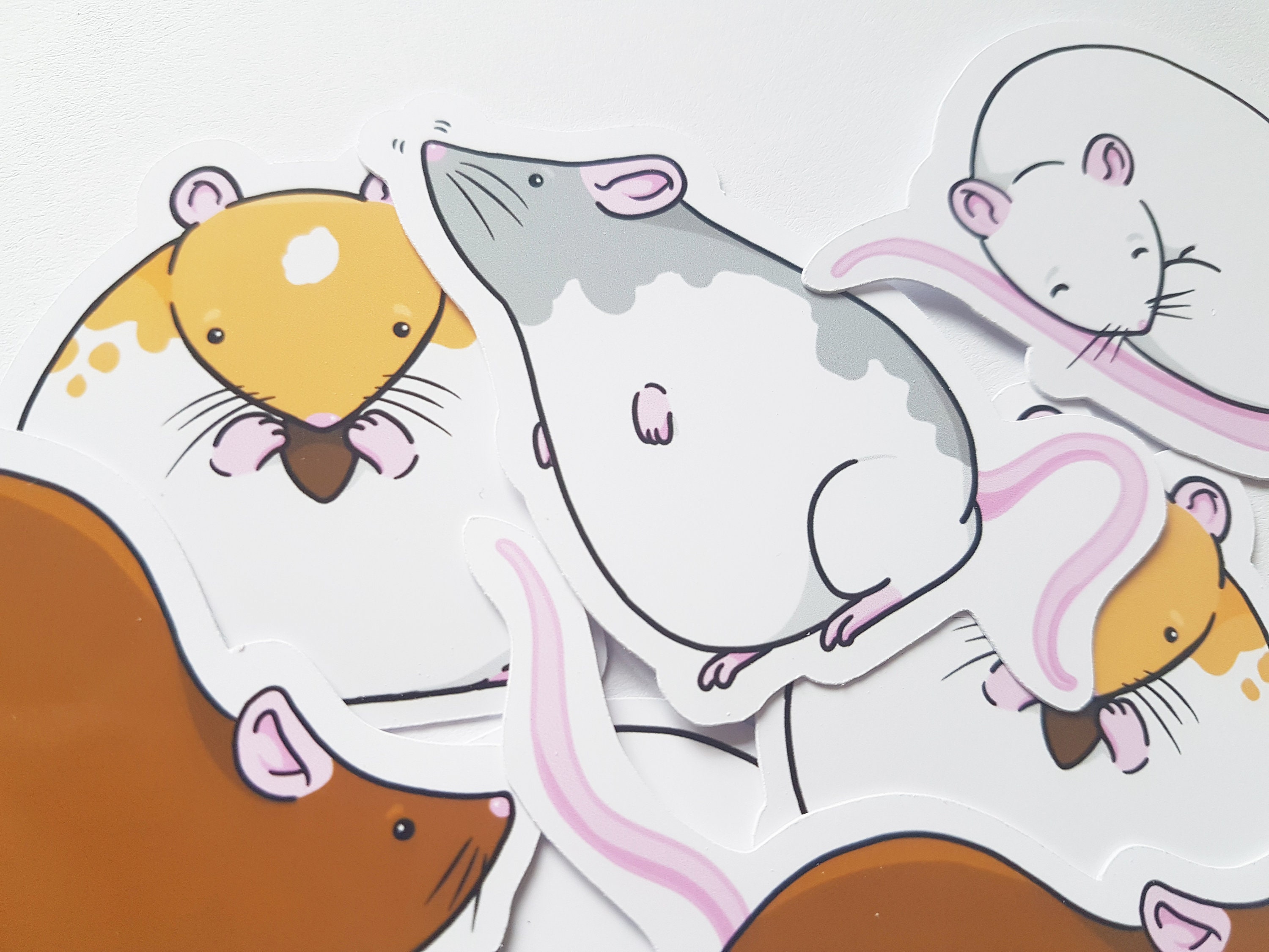 Rat Stickers Cute Pet Rat Sticker Set Kawaii Planner - Etsy New Zealand