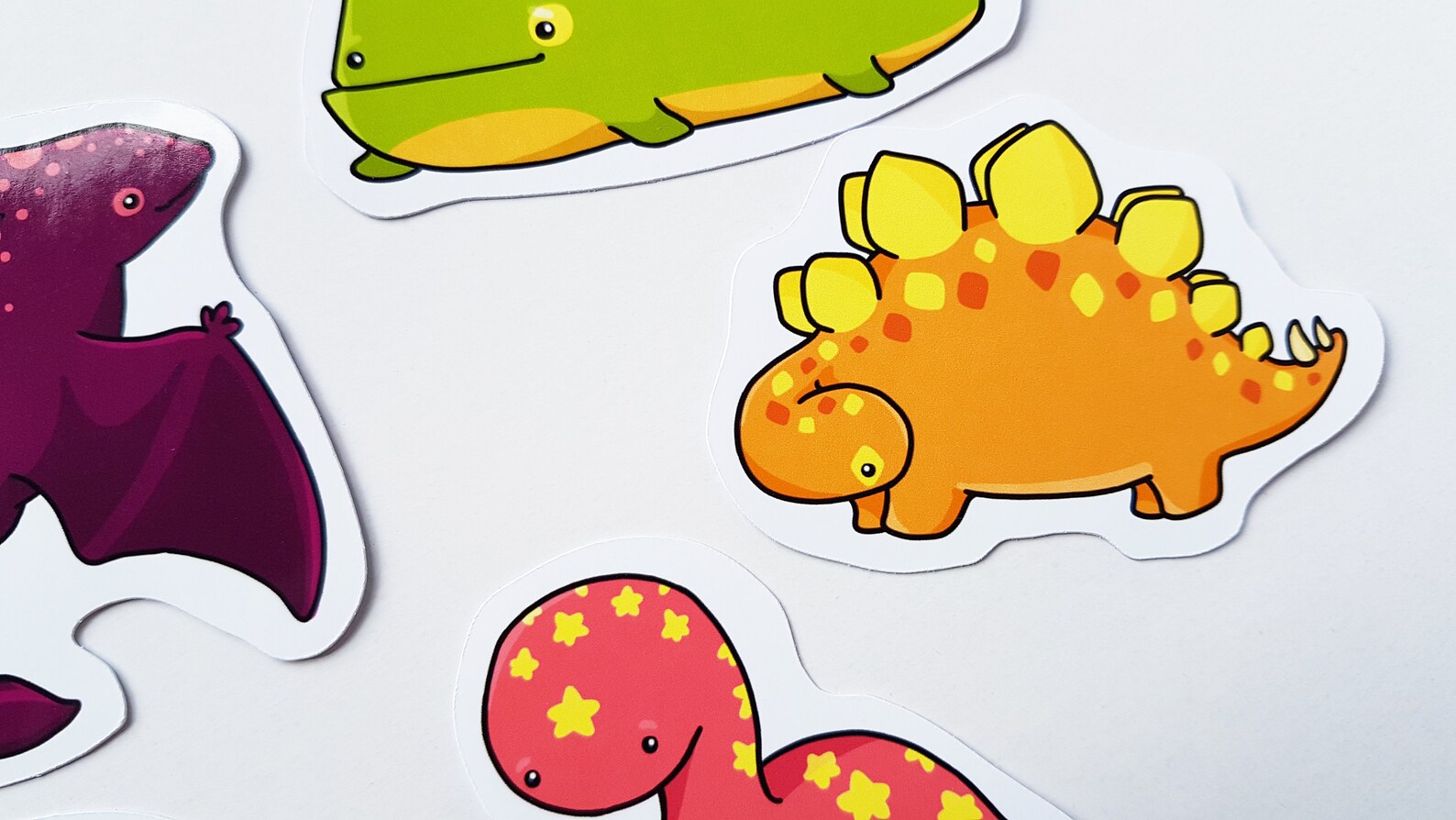 Dinosaur Stickers Cute Sticker Set Planner Stickers Kawaii | Etsy