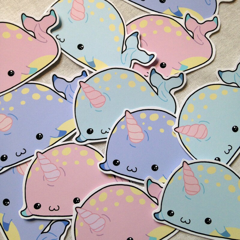 Kawaii Narwhal - Etsy
