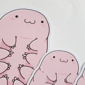 Tardigrade Sticker Set, Kawaii Stickers, Cute Planner or Journal ...
