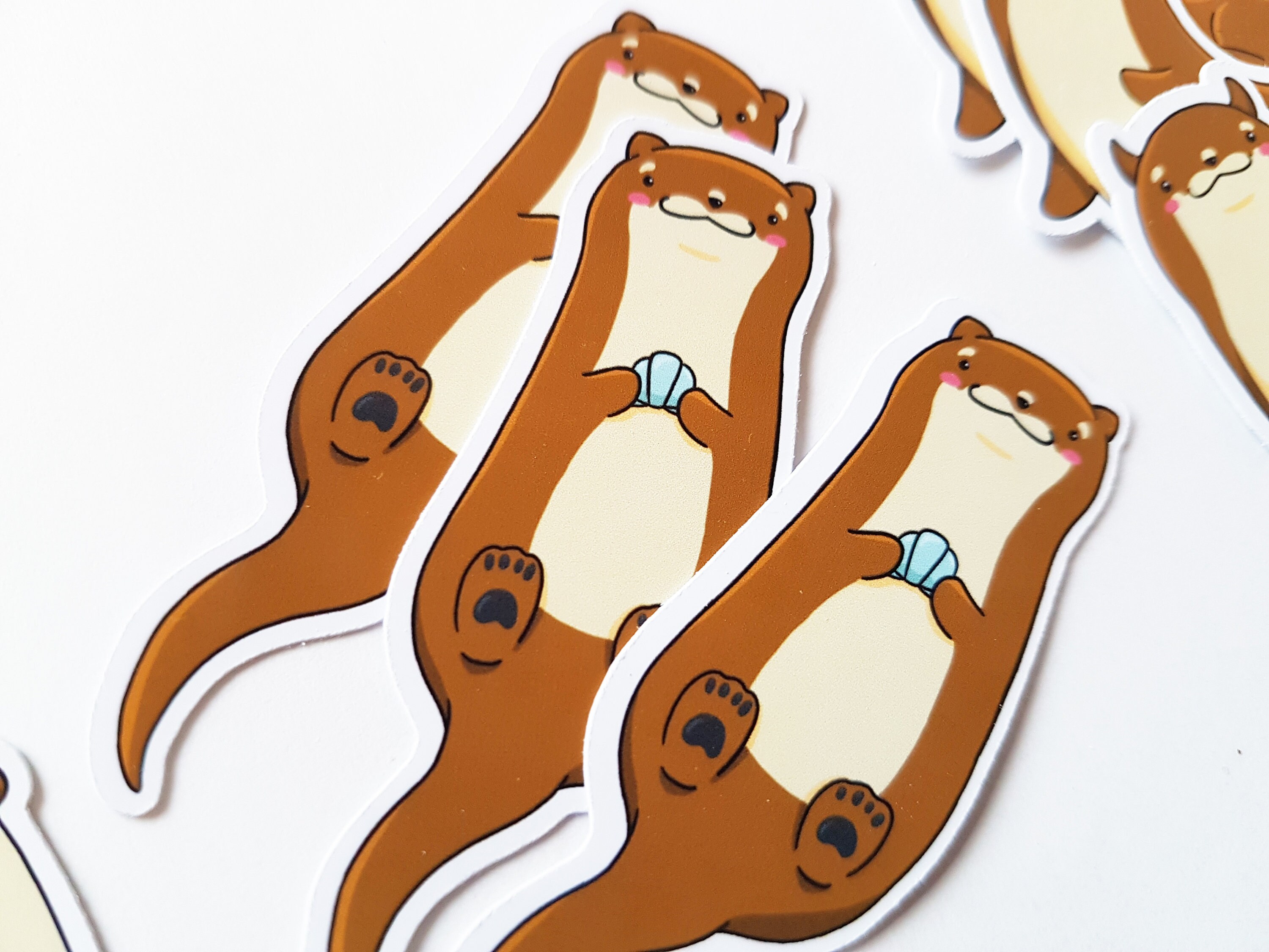 Cute Otter Stickers Kawaii Planner Stickers Cute Sticker - Etsy UK