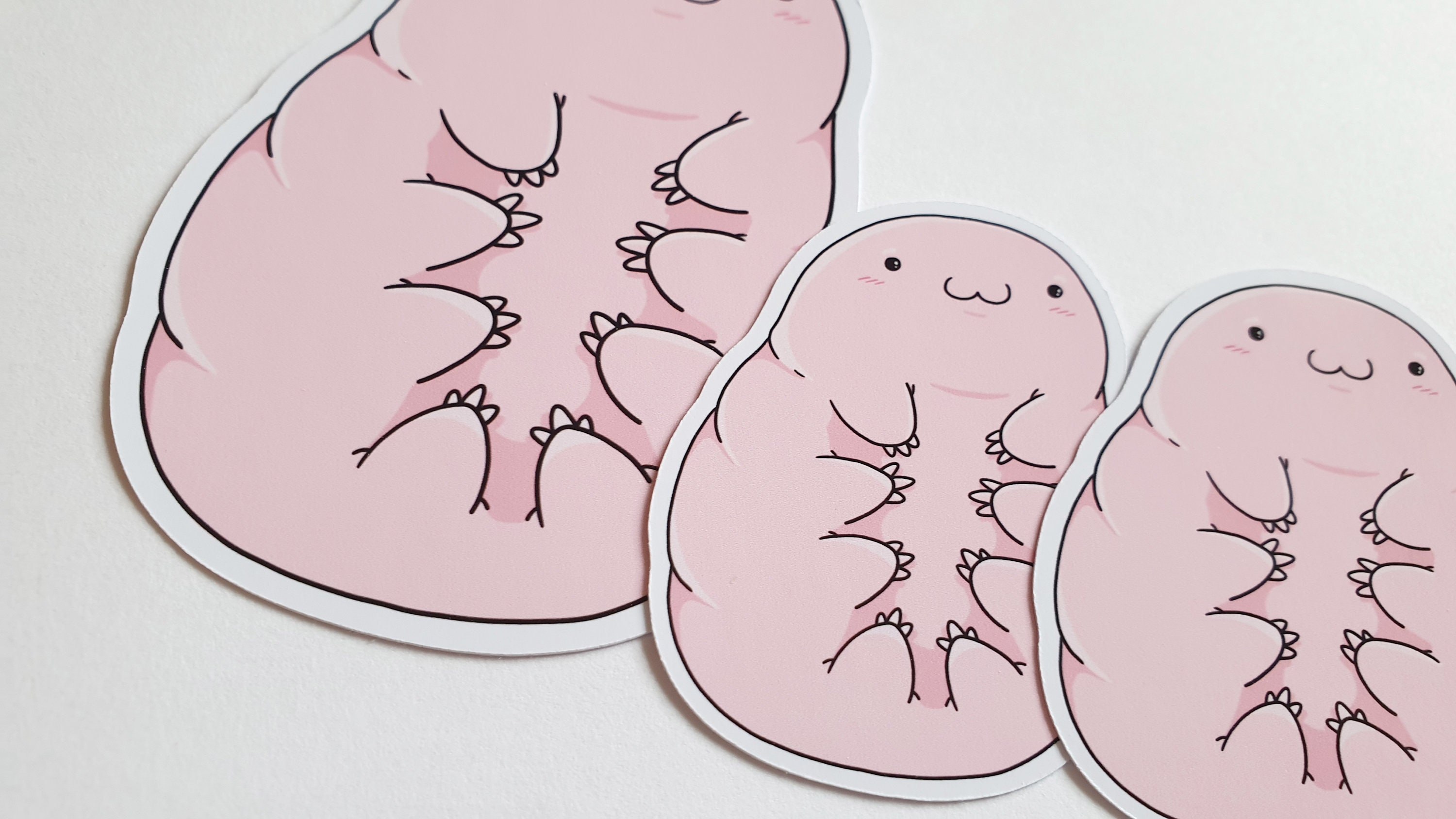 Tardigrade Sticker Set Kawaii Stickers Cute Planner or - Etsy