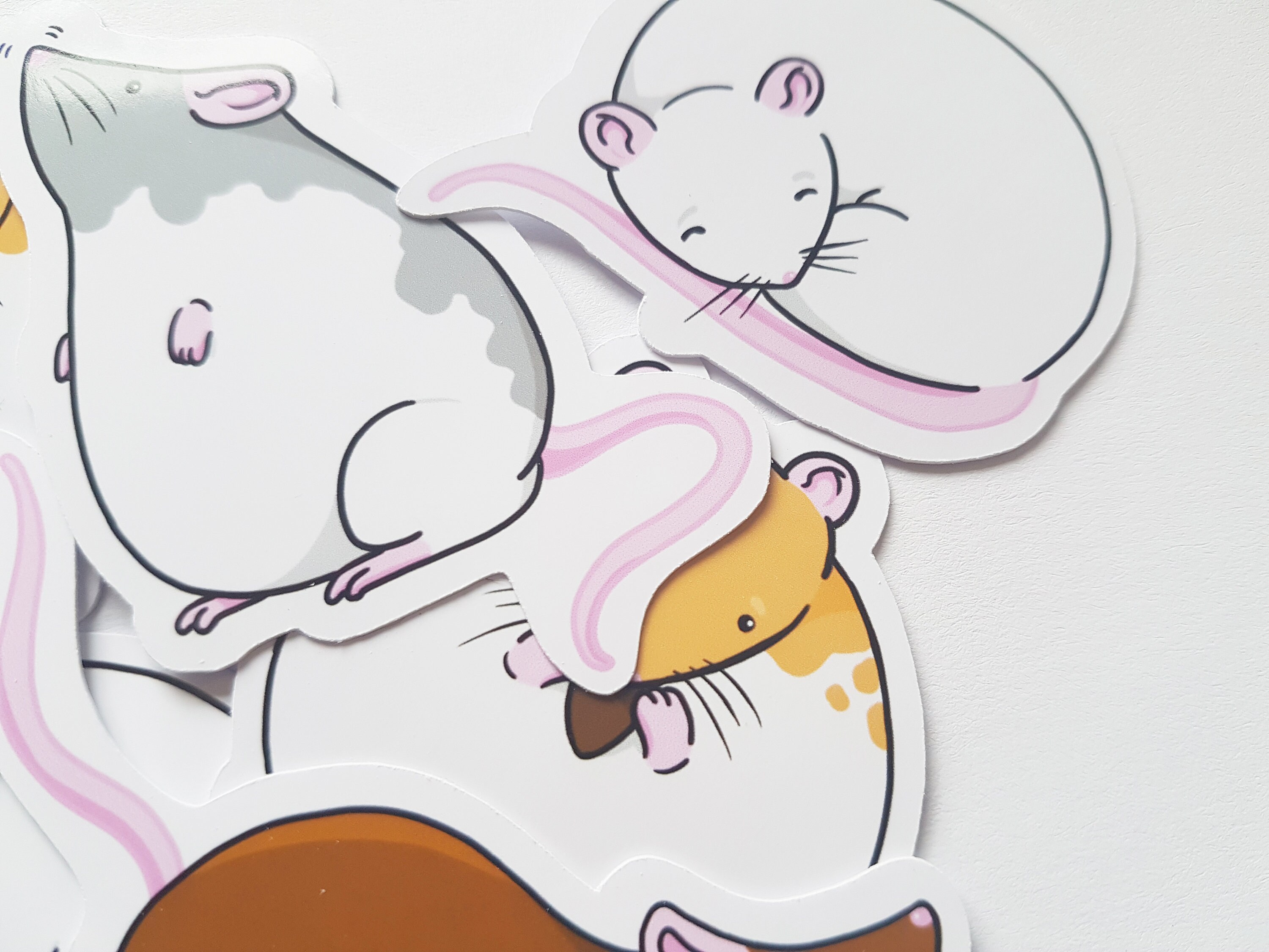 Rat stickers cute pet rat sticker set kawaii planner | Etsy