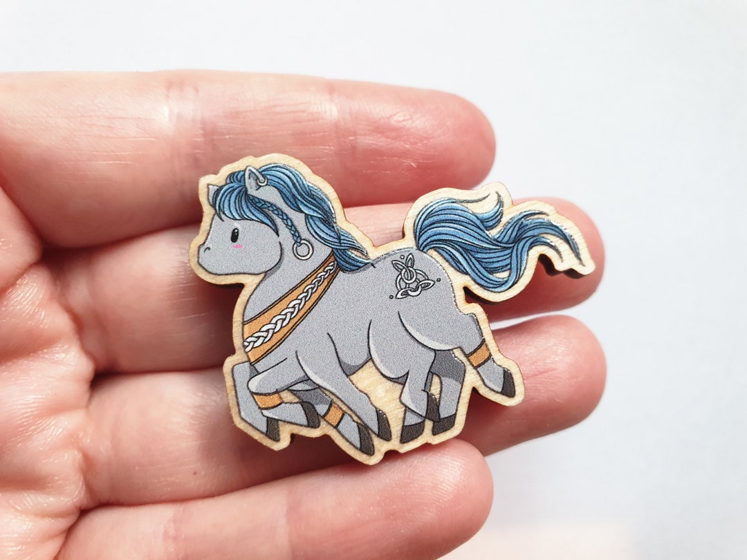 Sleipnir Wooden Based on Norse Mythology Cute Viking or Pagan - Etsy