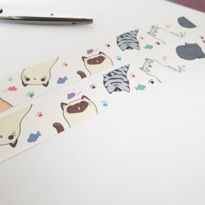 Cats Washi Tape, Exclusive Washi Tape Perfect for Planners, Notebooks ...