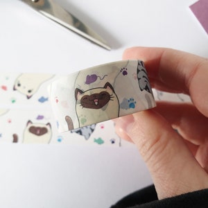 Cat Stickers, Kawaii Cats, Cute Sticker Set, Planner or Journal ...