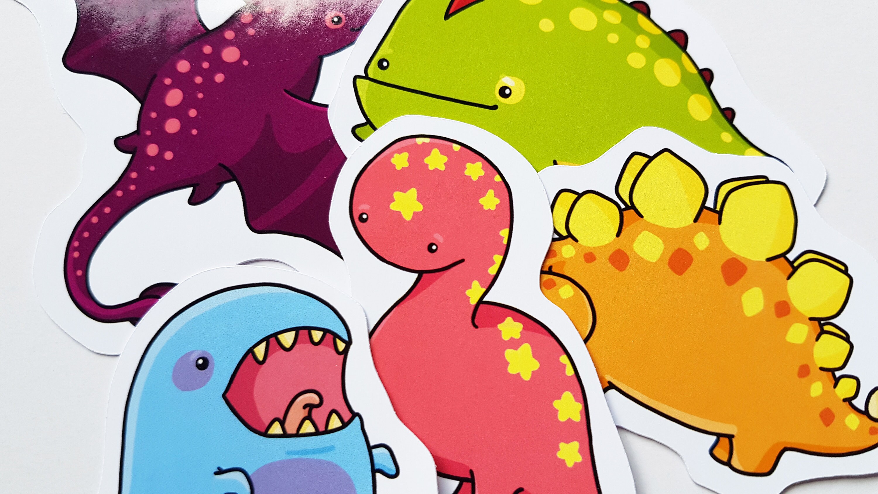 Dinosaur Stickers Cute Sticker Set Planner Stickers Kawaii | Etsy