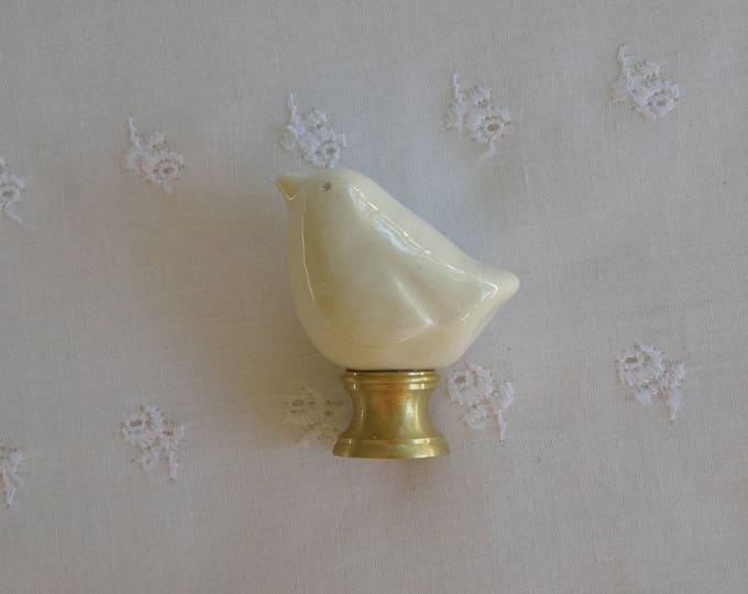 Lamp Finial Solid Copper Stamped Dove of Peace With Verdigris - Etsy