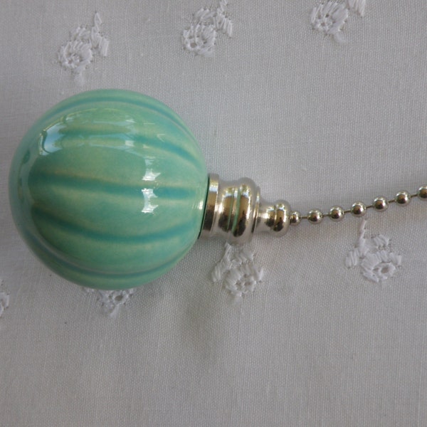 Glass Fan Pull - Etsy