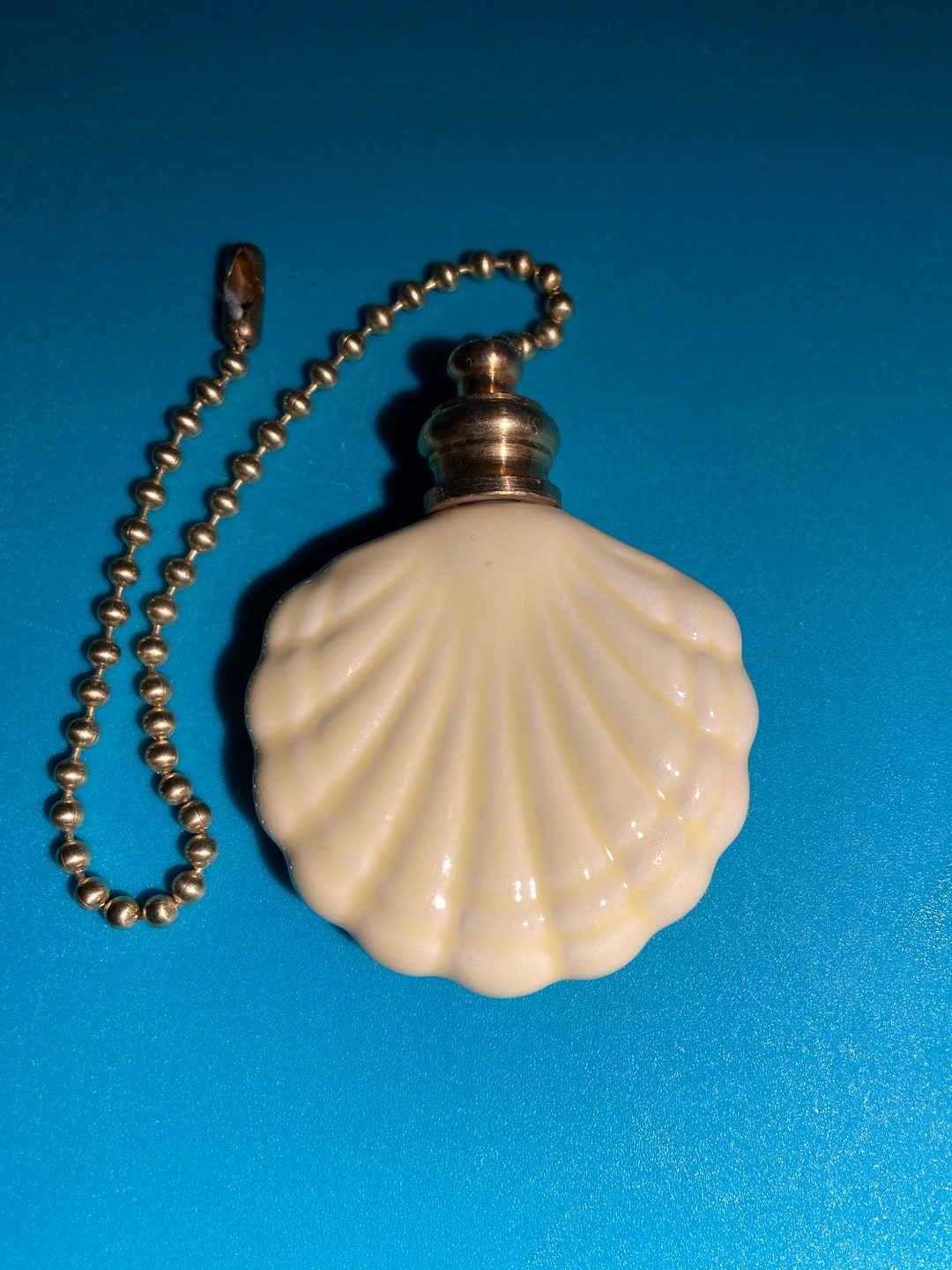Pottery Ceiling Fan/light Pull - Ivory White, Light Yellow or Celadon ...