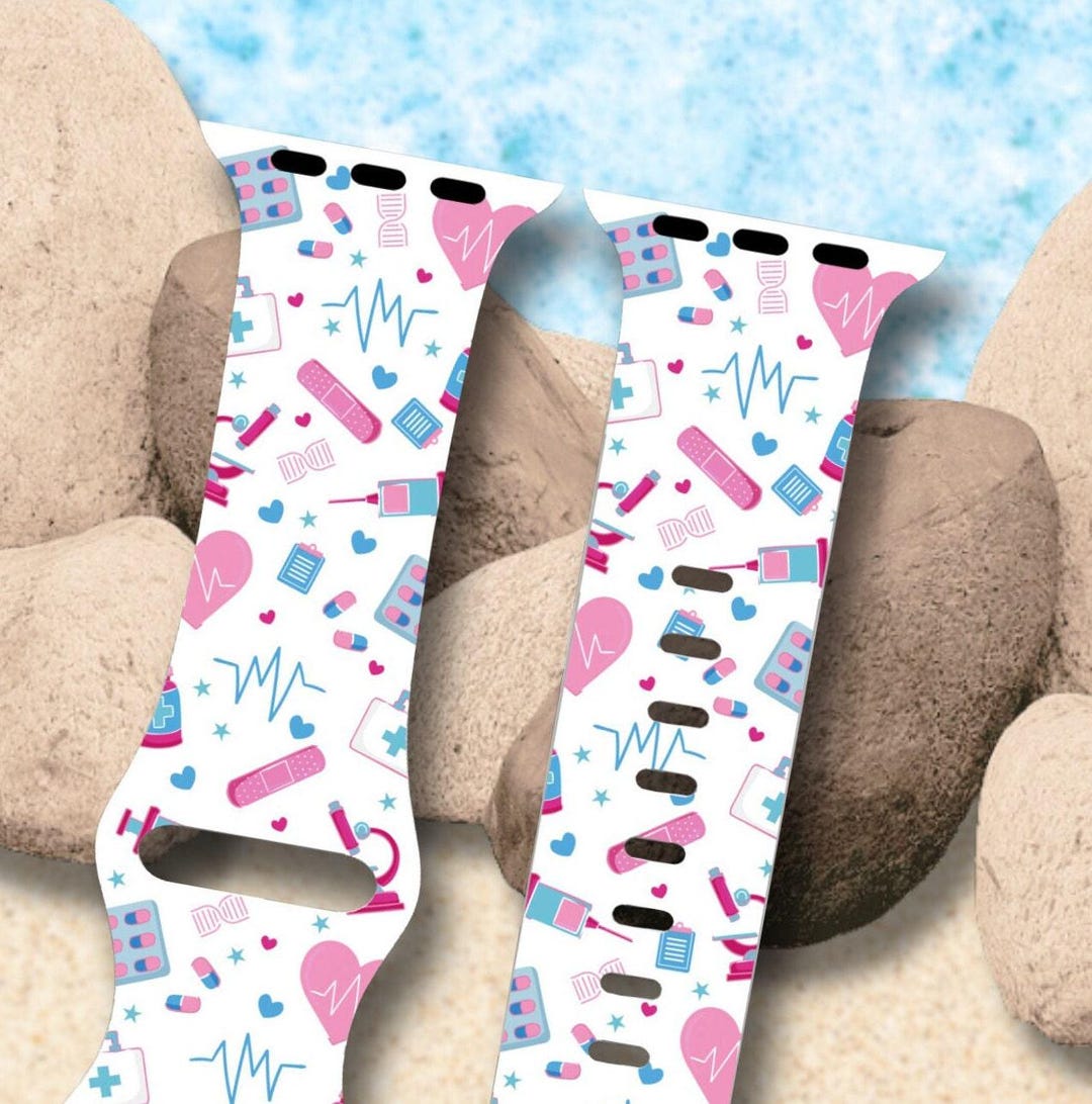 Nurse Watch Bands Heathcare Medical Assistant UV Printed Watch Band ...