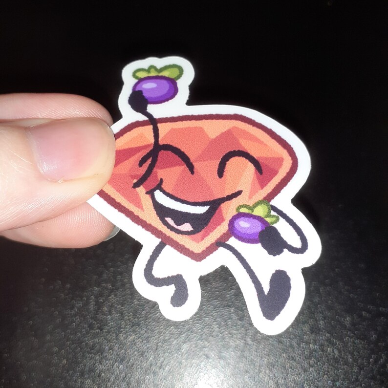 BFDI Stickers - Teardrop, Gelatin or Ruby - Etsy