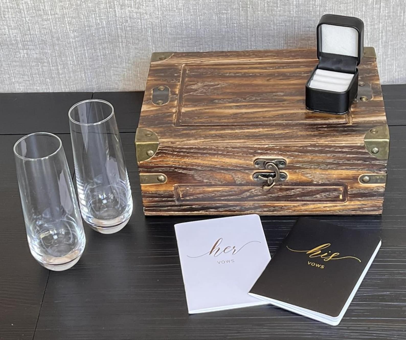 Time Capsule Box Wedding Ceremony Kit Minimony Commitment Ceremony ...