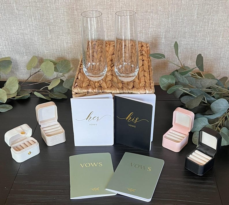 Time Capsule Box Wedding Ceremony Kit Minimony Commitment Ceremony ...