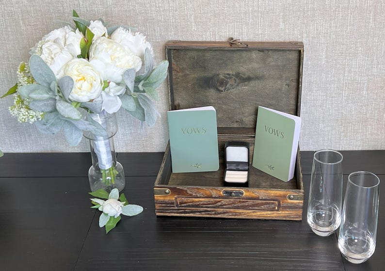 Time Capsule Box Wedding Ceremony Kit Minimony Commitment Ceremony ...