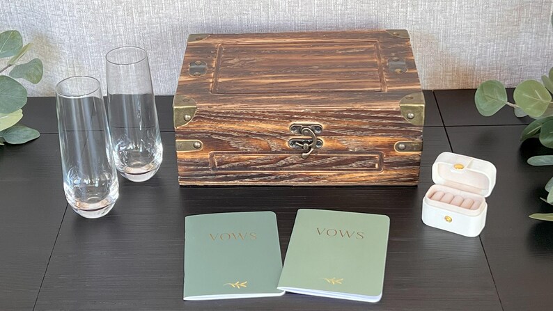 Time Capsule Box Wedding Ceremony Kit Minimony Commitment Ceremony ...