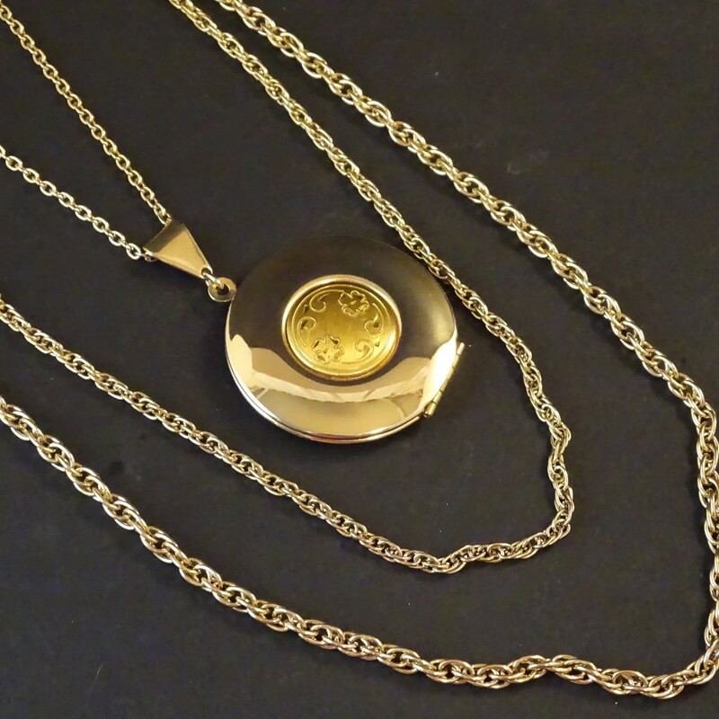 Triple Locket - Etsy