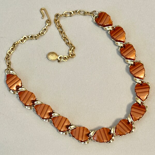 Rust Color Necklace - Etsy