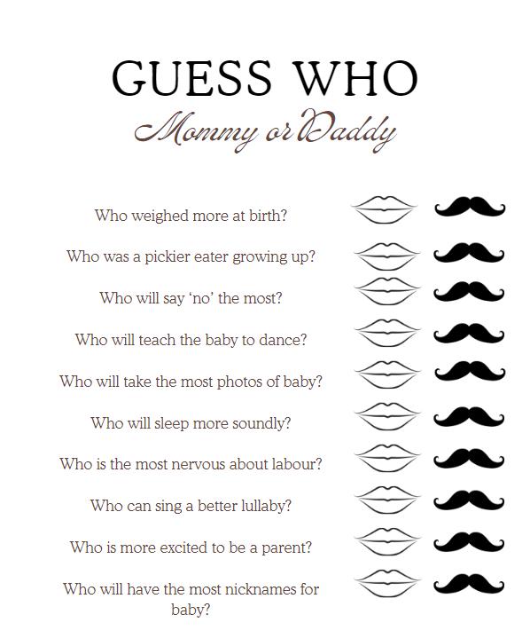 Digital Baby Shower Games Printable - Etsy