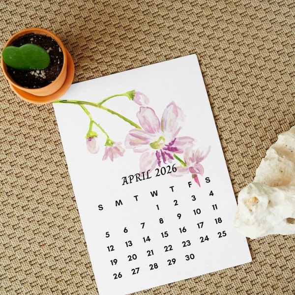 Desk Calendars 2025 2026 - Etsy