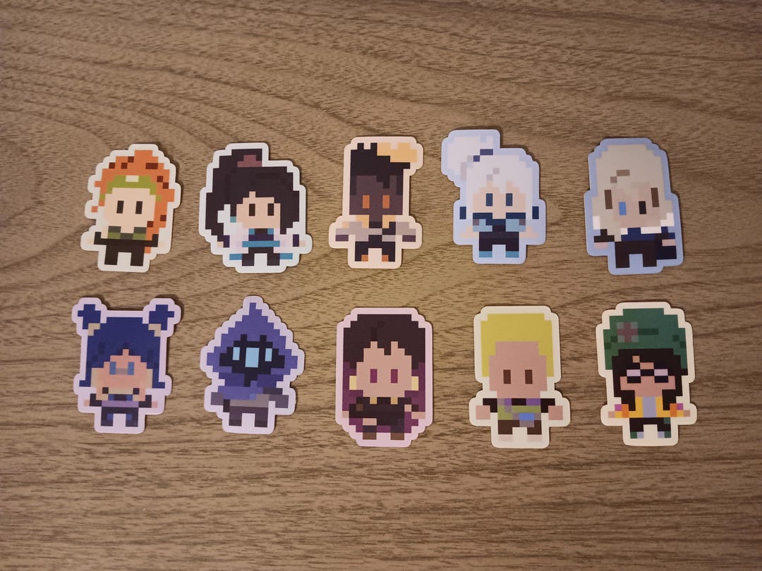 Valorant Pixel Agent Waterproof Matte Sticker 2" - Etsy