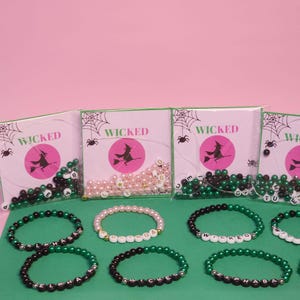 Wicked DIY Themed Party Favors/wicked Unlimited Elphaba Glinda Beaded ...