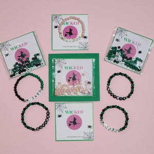 Wicked DIY Themed Party Favors/wicked Unlimited Elphaba Glinda Beaded ...