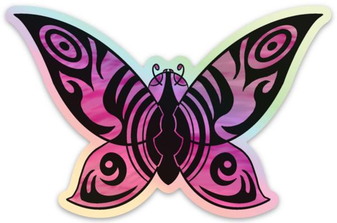 Mothra Holo Sticker - Etsy