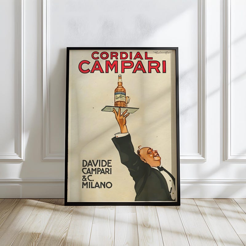 Campari Cordial Poster - Etsy