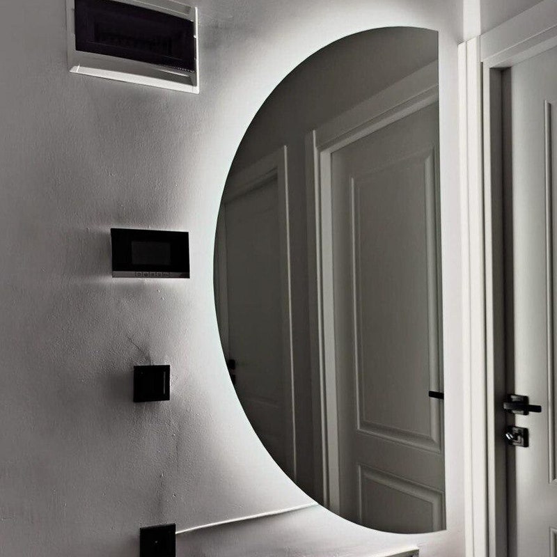 Half Moon Mirror - Etsy