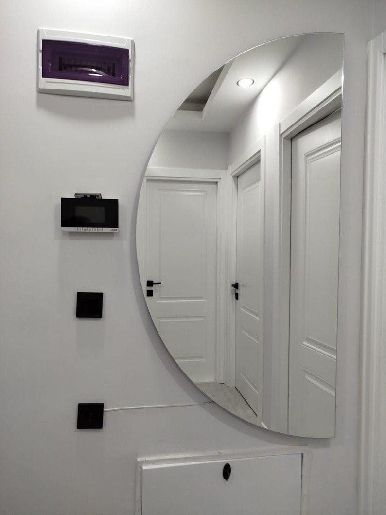 Bathroom LED Mirror - Half Round Led Mirror - Semi Circle Led ...