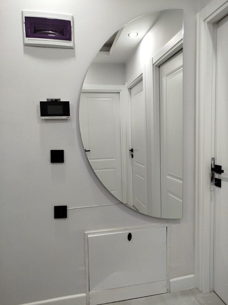 Bathroom LED Mirror - Half Round Led Mirror - Semi Circle Led ...