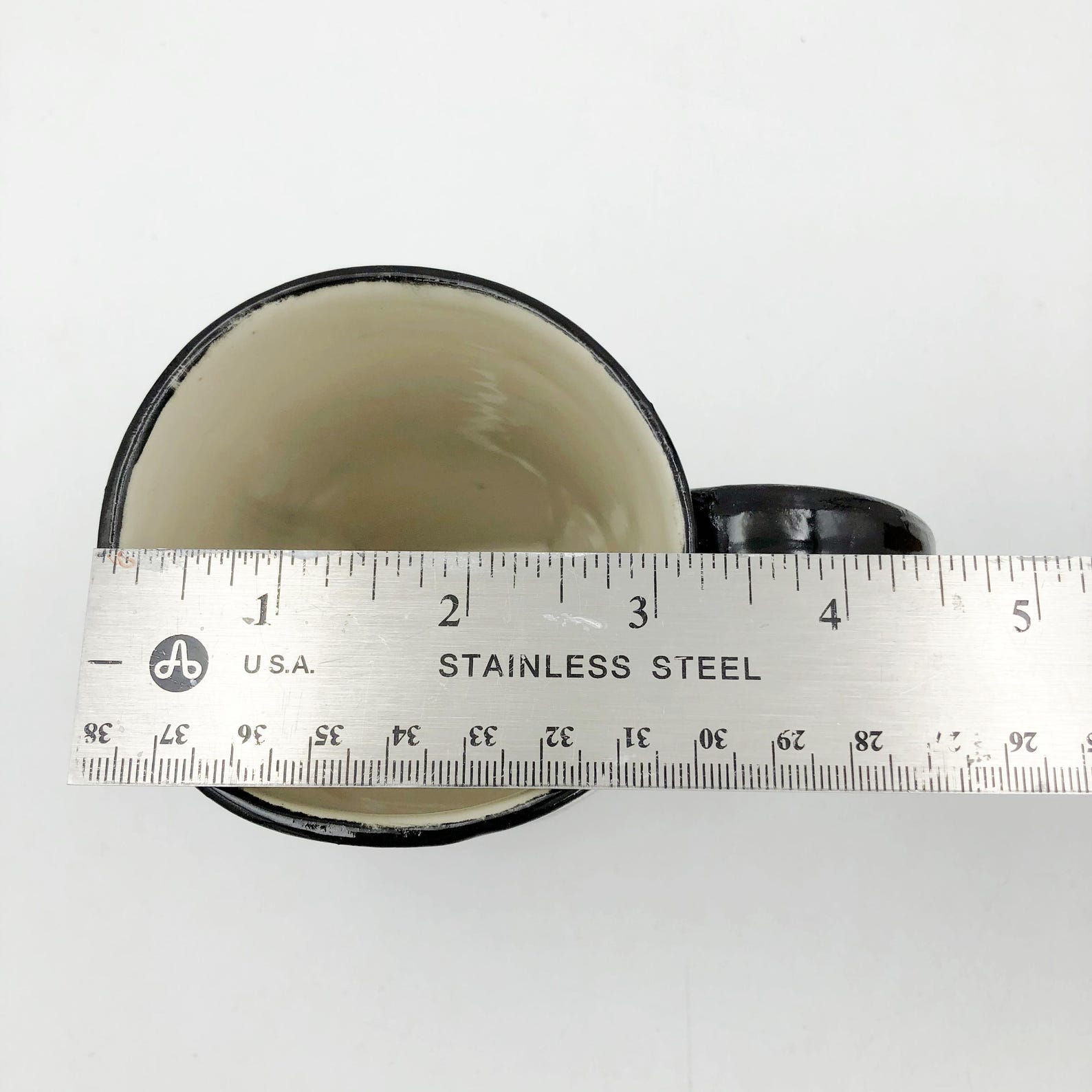 Handmade Raven Crow Pottery Mug Handbuilt Ceramic Coffee Mug Sgraffito ...