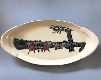 Hand Built Platter - Etsy