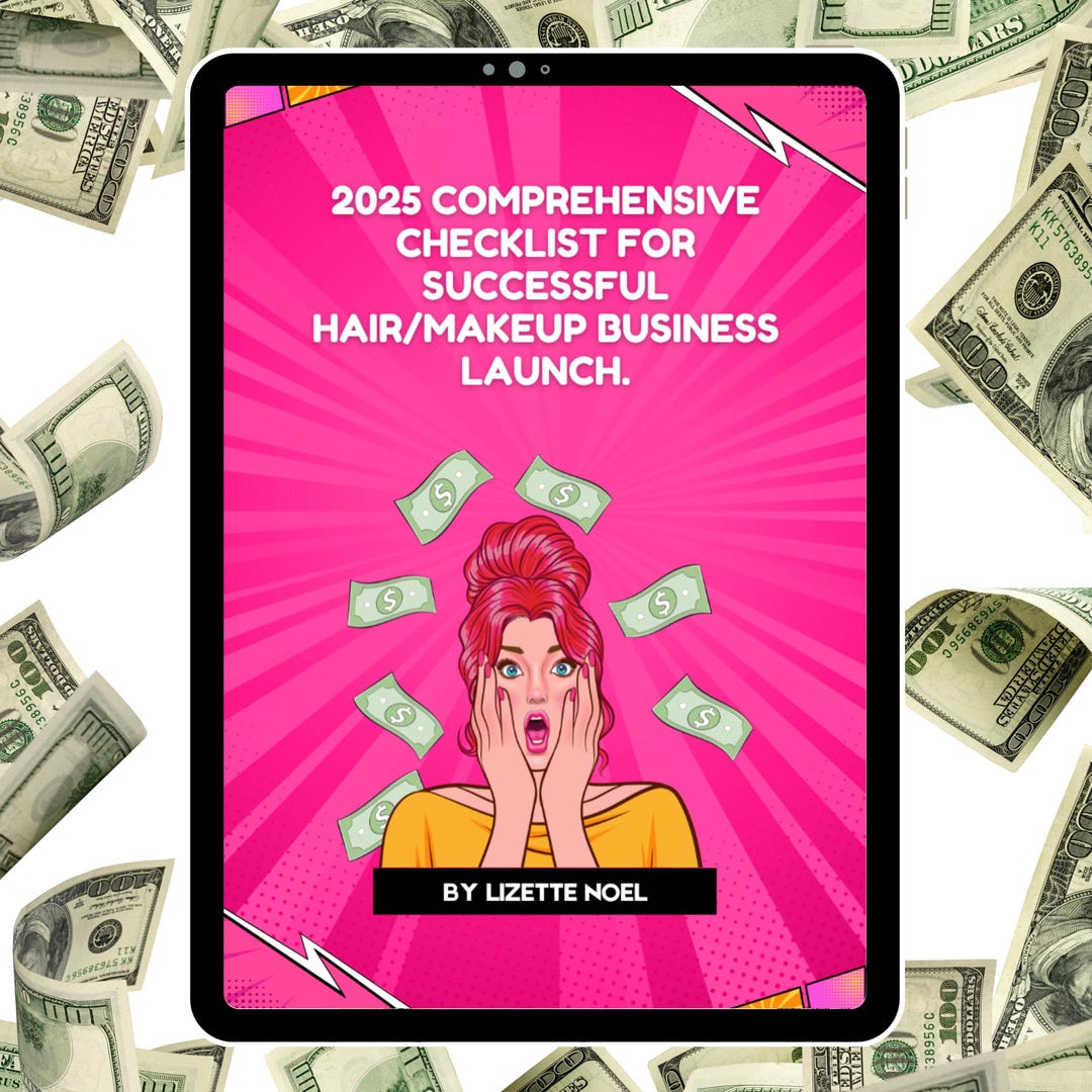 Checklist for a Makeup and Hair Product Business Launch - Etsy