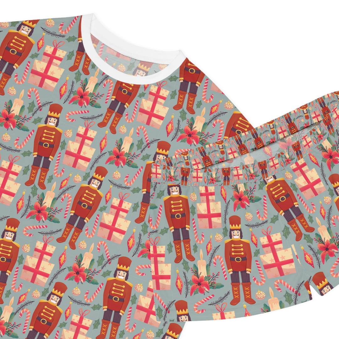 Modern Nutcracker Women's Short Pajama Set AOP - Etsy