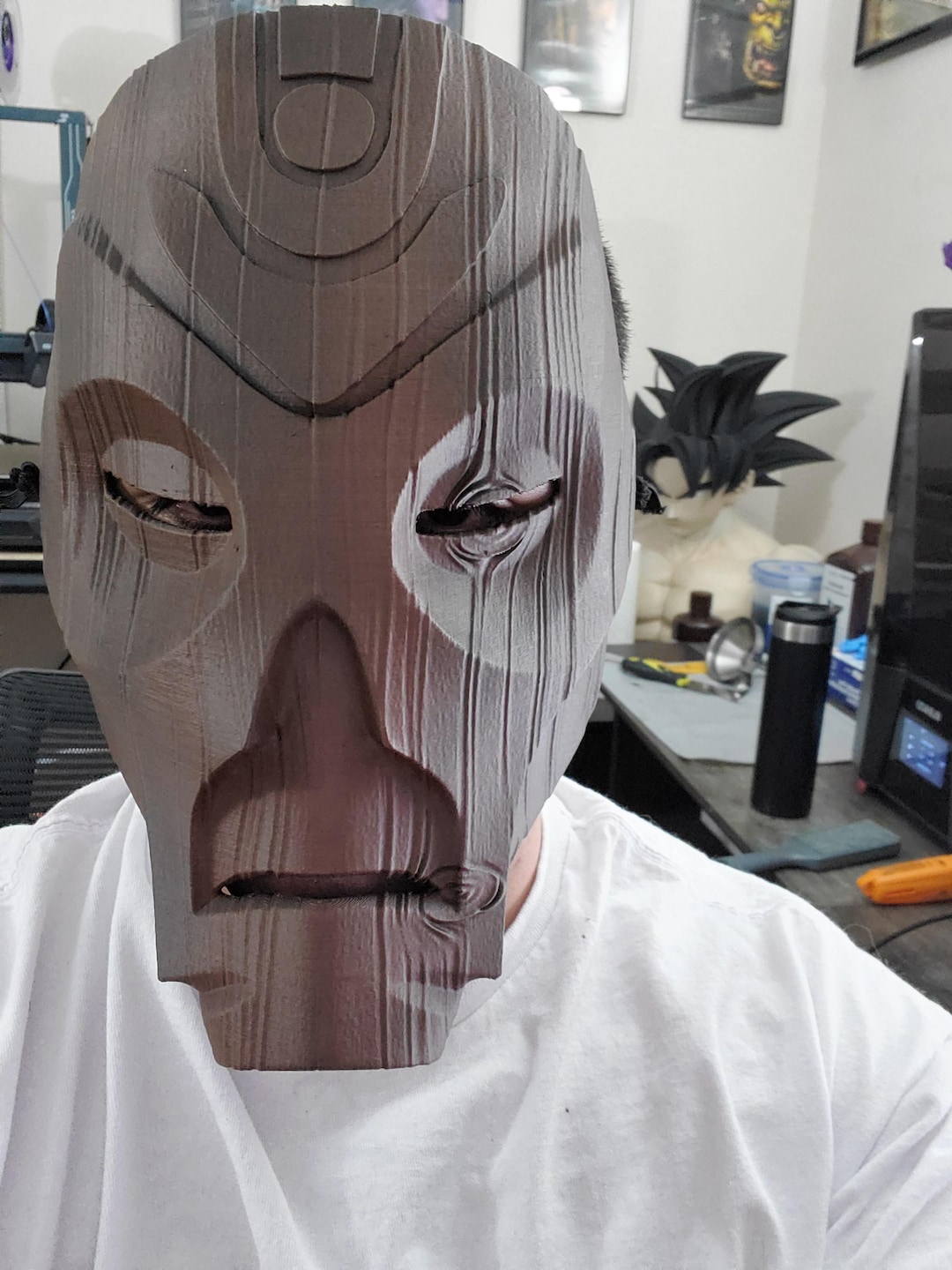 3d Printed Skyrim Dragon Priest Mask - Etsy