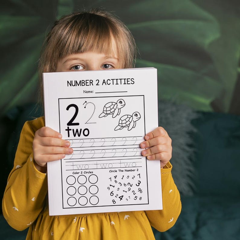 Number Tracing and Coloring Worksheets – Fun Learning for Kids (1-10 ...