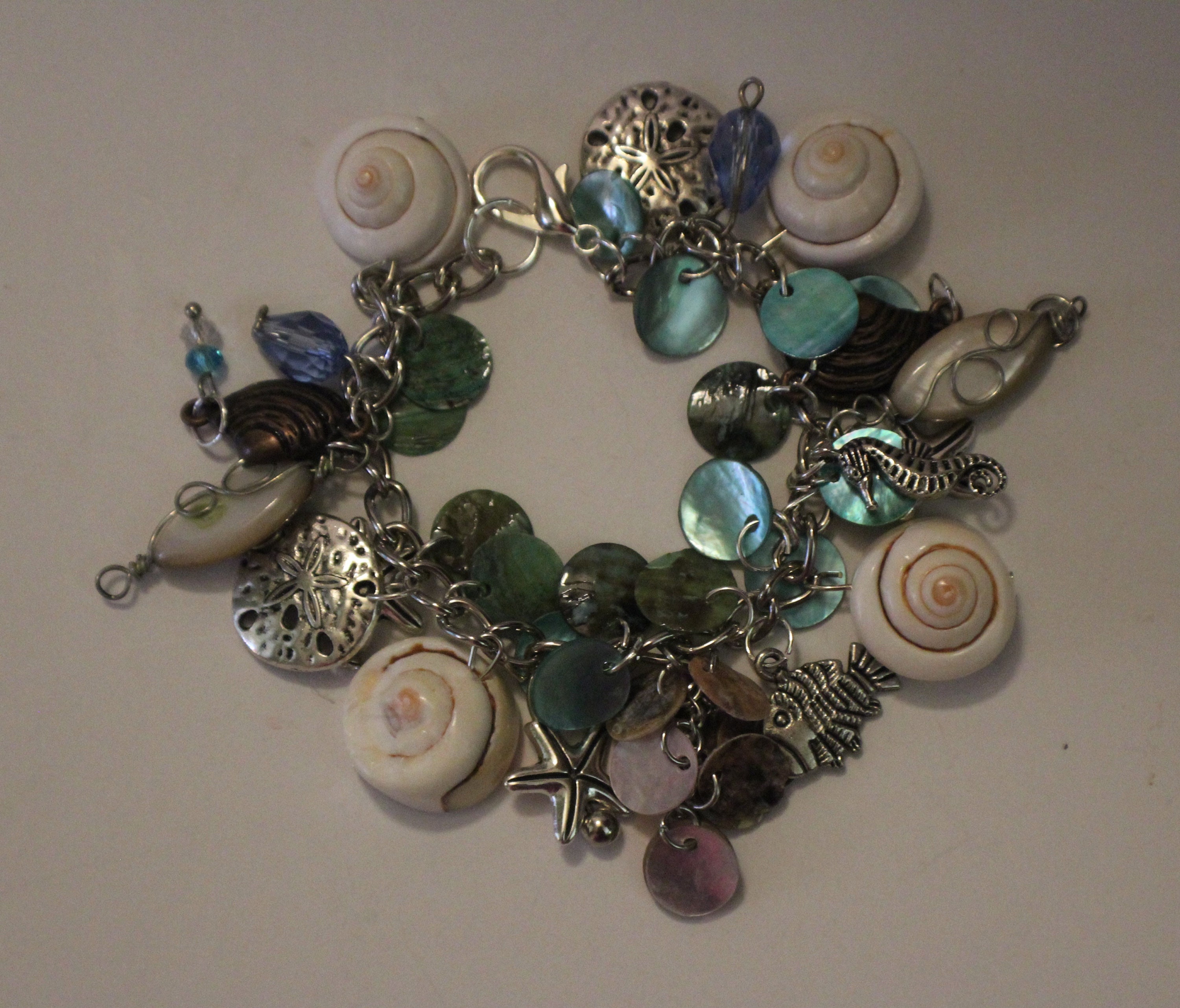 Seashell Charm Bracelet Handmade/shell Bracelet for - Etsy Sweden