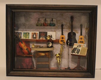 Music Shadow Box - Etsy